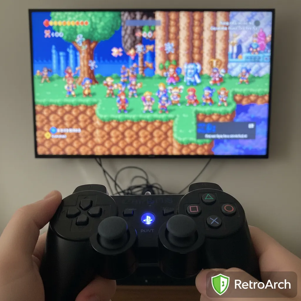 Connect PS3 controller to Android TV RetroArch setup: Guide - Gamepad Test
